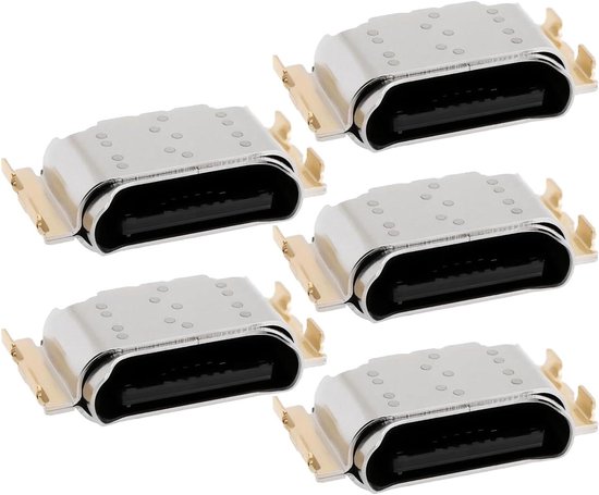 Type-C USB Stopcontact Plug 5 stks - Oplaadpoort DC Stopcontact Base ...