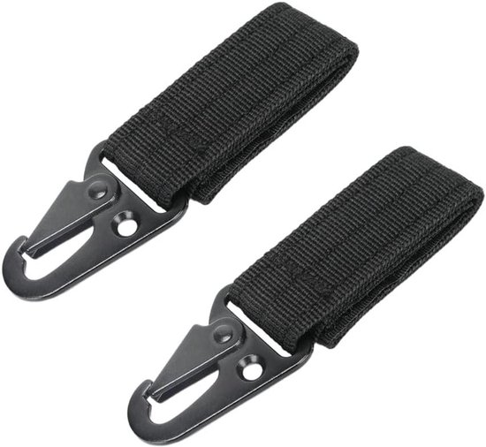 2 stuks riemsleutelhangers haken tactische karabijnhaak om op te hangen ...