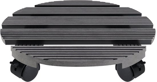 NAIZY Plant Roller Board 2x Ronde WPC Plant Roller Buiten Bloempot ...