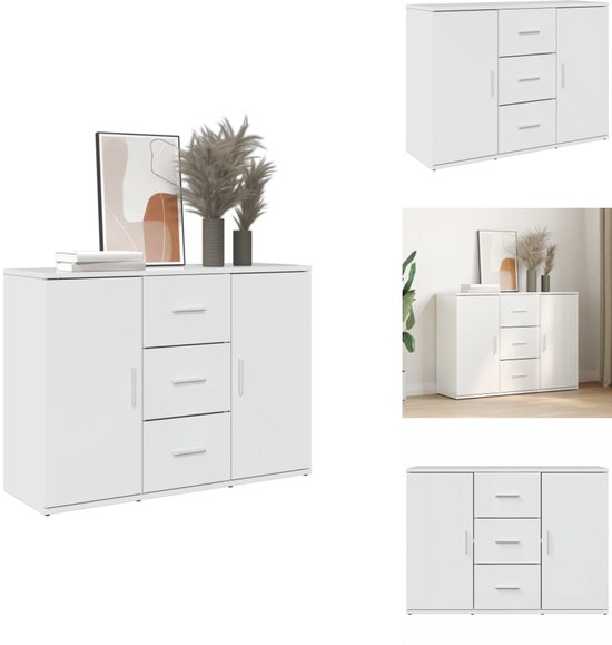 vidaXL Dressoir - Dressoirs - Opbergkast - Wandkast - Dressoir 90,5x29,5x65 cm bewerkt... | bol