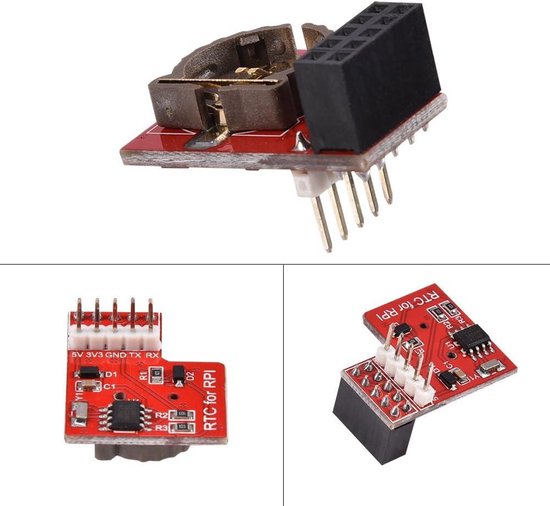 Precision RTC real-time klok geheugenmodule voor 3/2 model B DS1307 ...