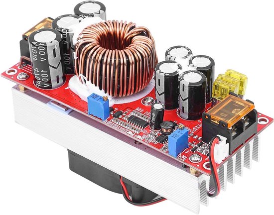 Naar: 10-60V naar 12-97V 1500W 30A DC naar DC Voltage Step Up Boost Converter CC CV... | bol