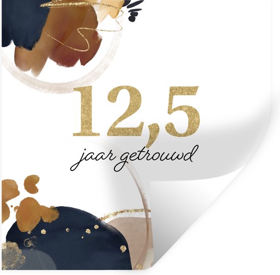 Muurstickers - Sticker Folie - Quotes - 12,5 jaar getrouwd - Spreuken ...