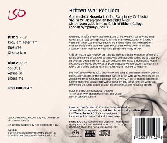 War Requiem, Onbekend | Muziek | bol