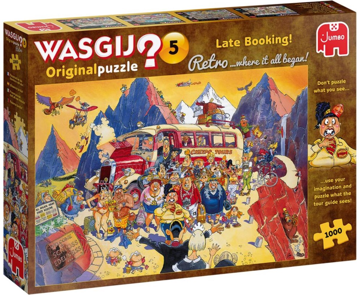 Wasgij-Puzzles Übersicht oder Liste (150-1500 Teile) + Download