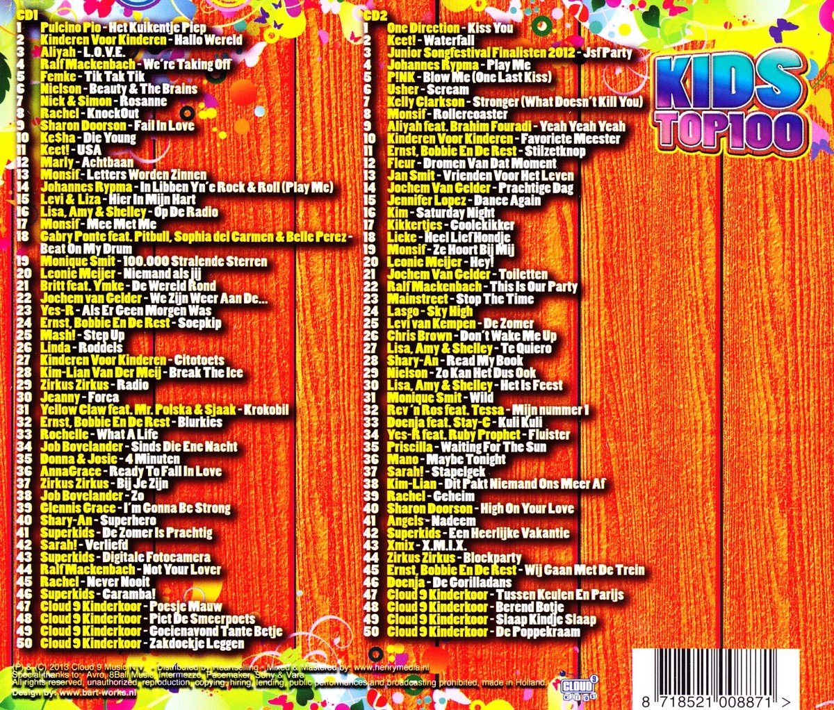 Various Artists - Kids Top 100 (CD), various artists | CD (album ...