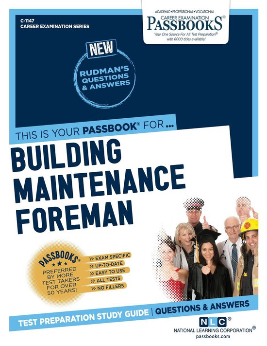 Building Maintenance Foreman (ebook), Jack Rudman | 9780829311471 ...
