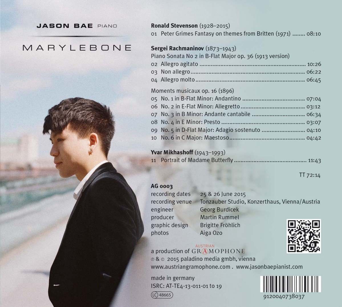 Jason Bae - Marylebone (CD), Jason Bae | CD (album) | Muziek | bol.com