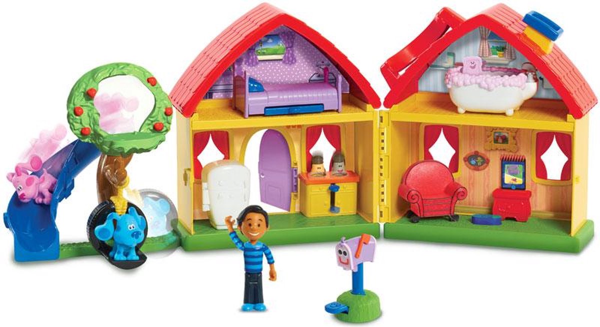 Blue's Clues - Blue's House - Speelset met 2 Speelfiguren | bol