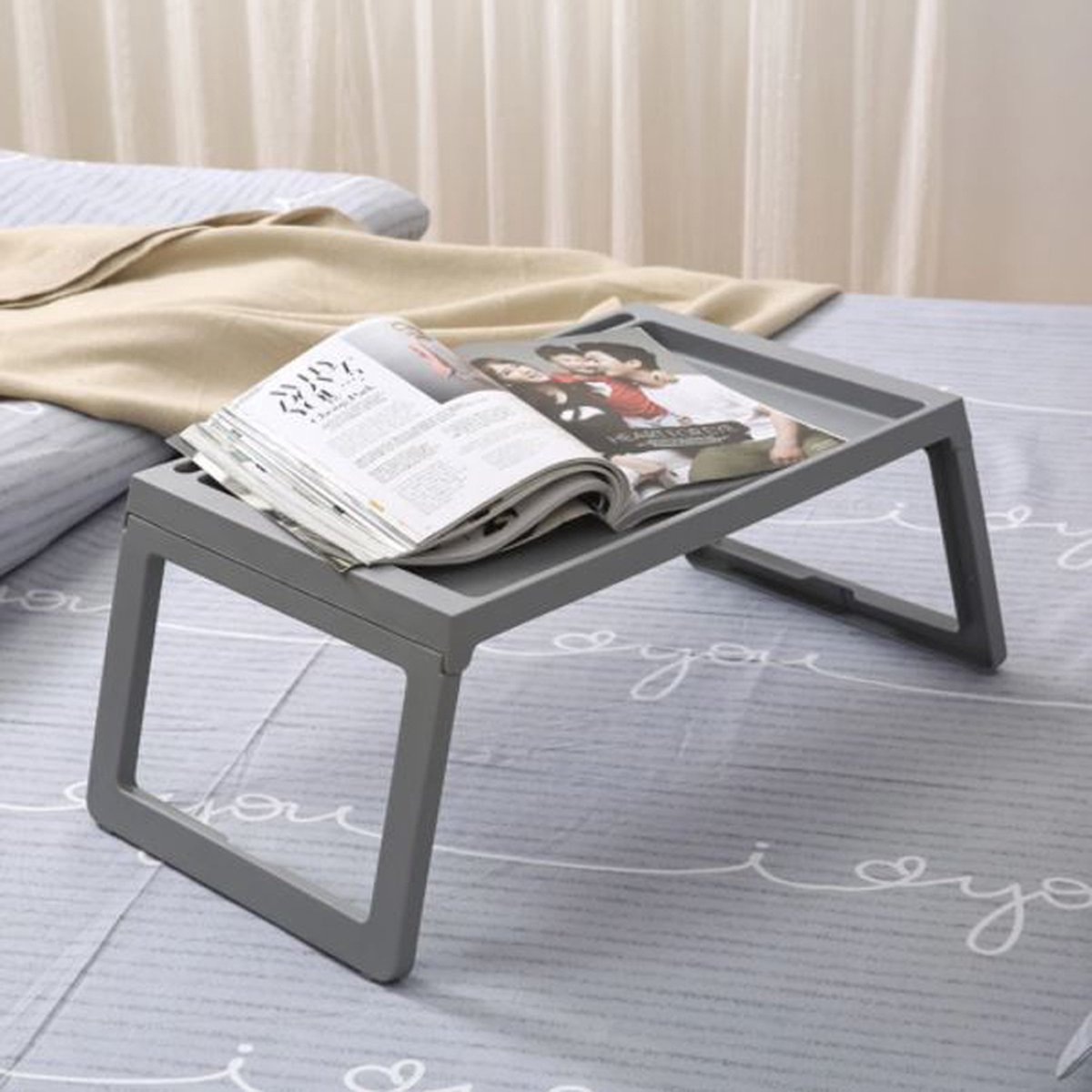 Calodi® Laptop Tafel - Opvouwbare Bedtafel - Schootdienblad - Inklap ...