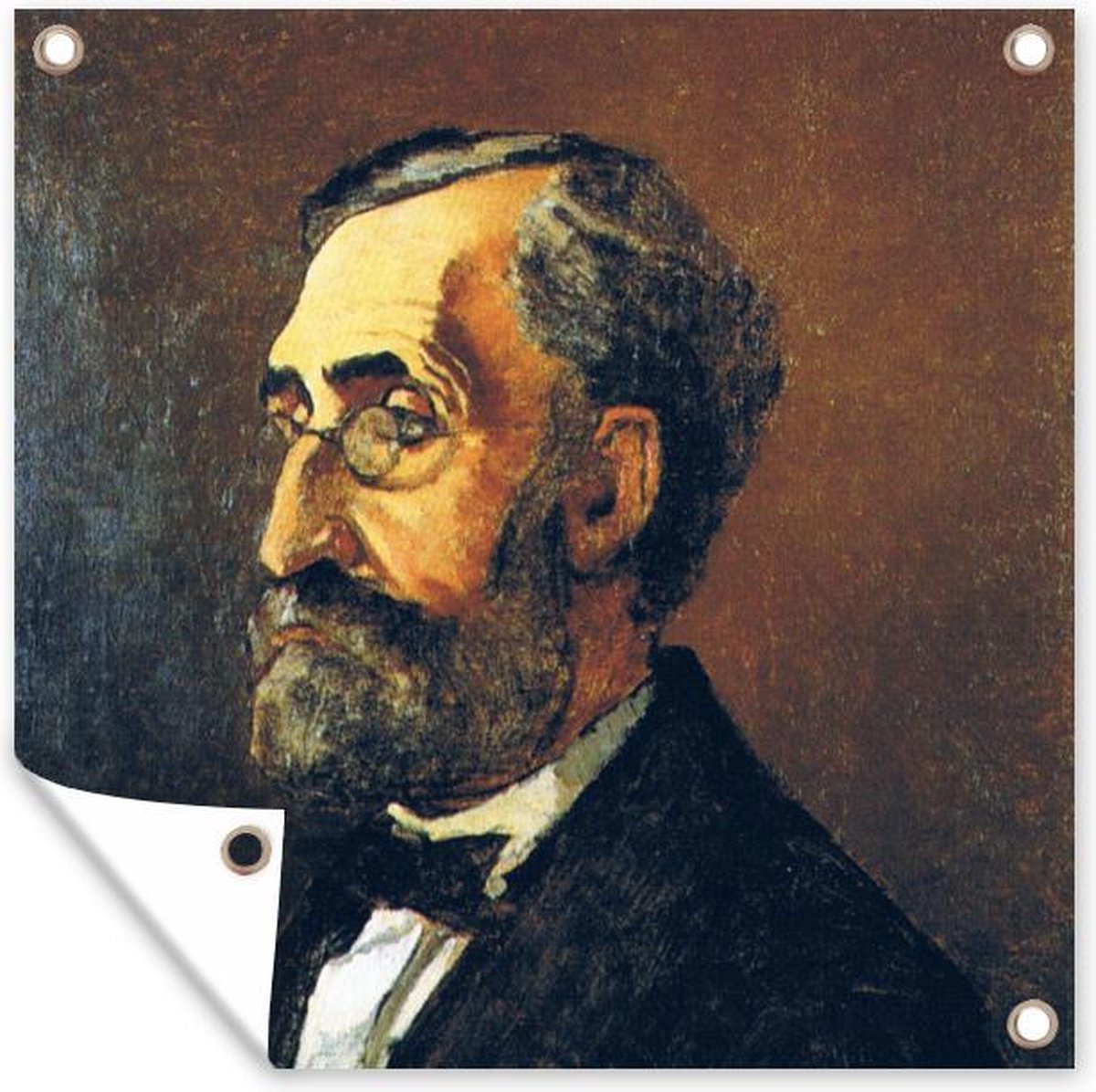 Tuinposters Portret van Adolphe Monet - Claude Monet - 50x50 cm | bol.com