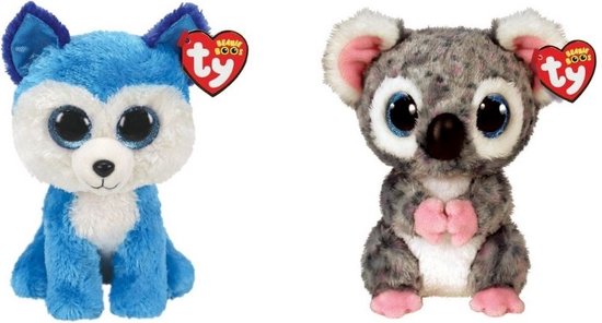 Ty - Knuffel - Beanie Boo's - Prince Husky & Karli Koala | bol.com
