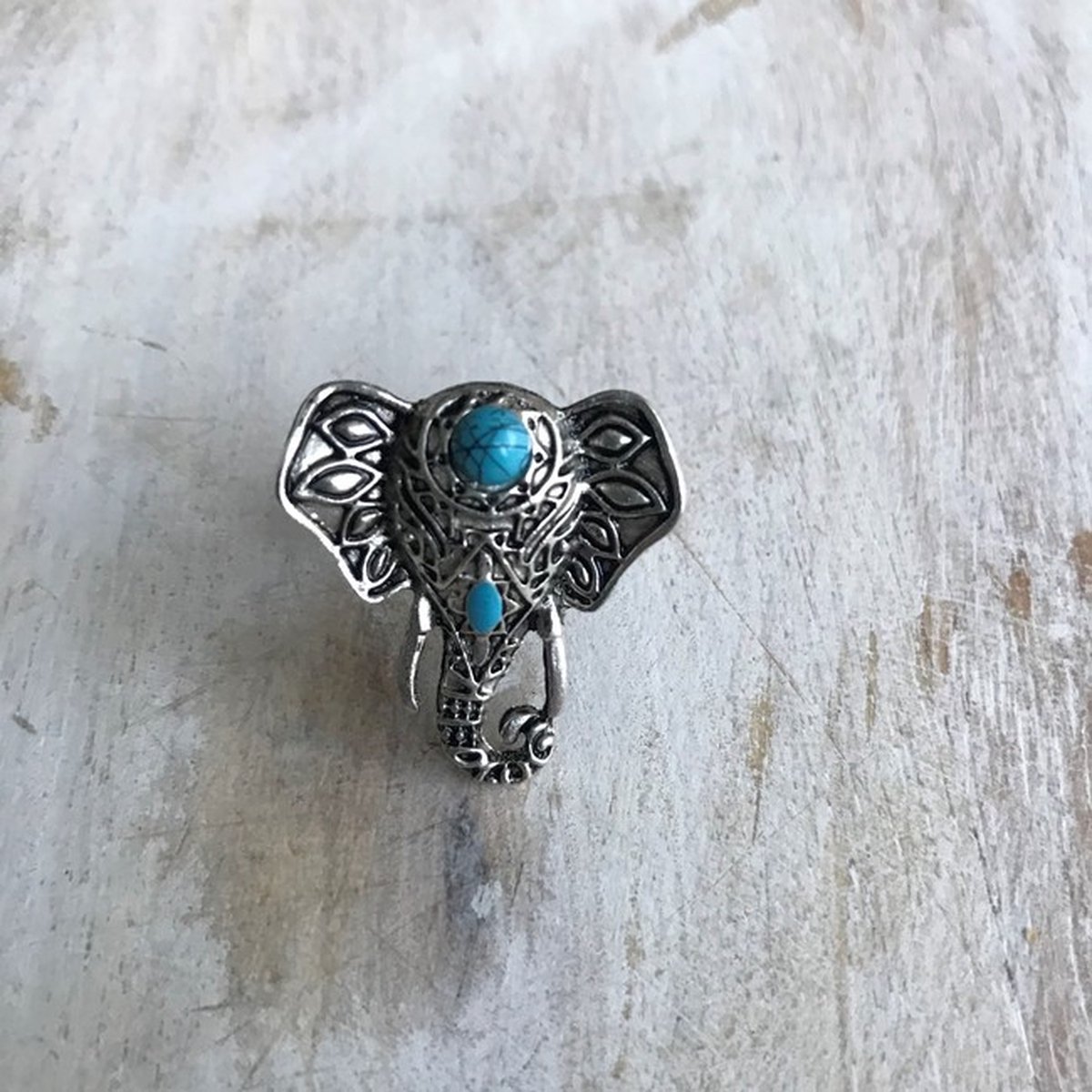 GoedeDoelen.Shop | Ring olifant Bohemiam stijl type A | Olifanten Ring ...