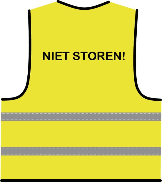 Niet storen hesje geel | bol
