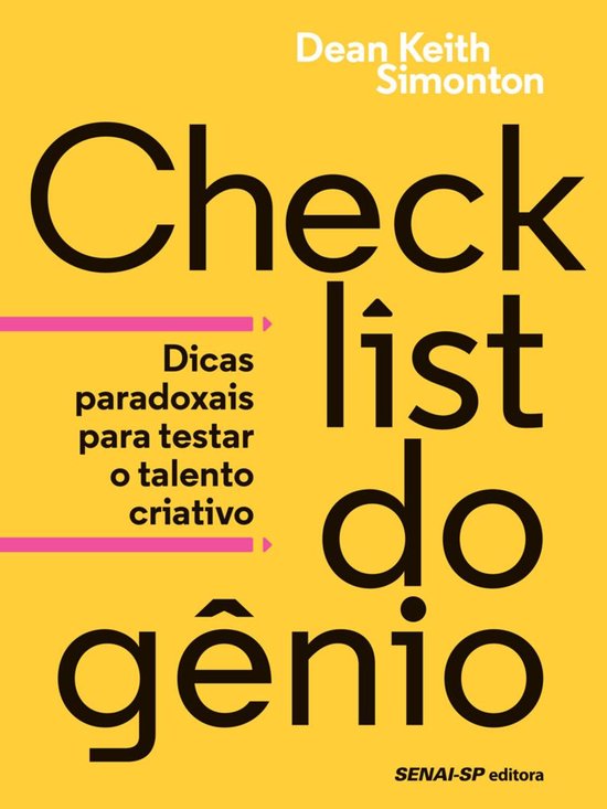 Checklist do gênio (ebook), Dean Keith Simonton | 9786559380459 ...