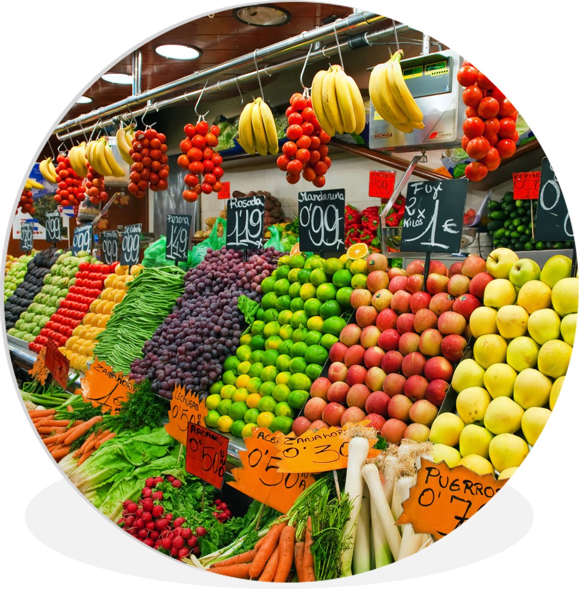 Wall Circle - Wall Circle Indoor - Fruits - Légumes - Pâtisserie ...
