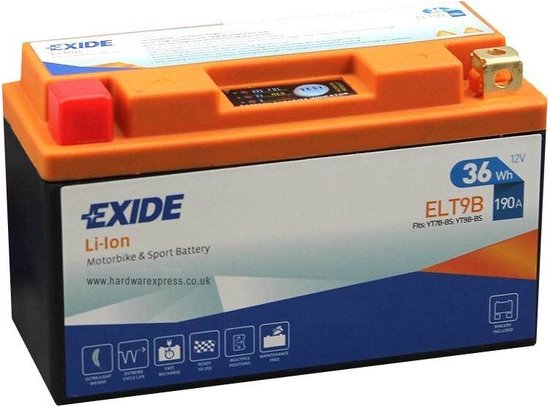 EXIDE ELT9B Lithium-ion Motoraccu - | bol