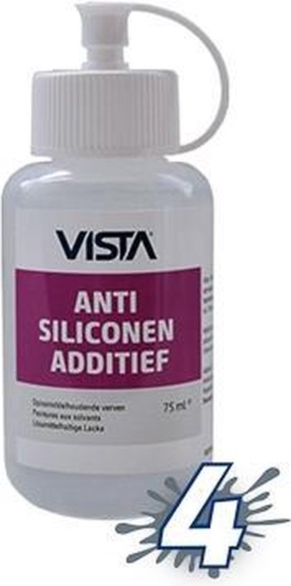 Vista Anti-Siliconen Vloeistof | 75 ML | Voor Syntetische Verf | Tegen ...