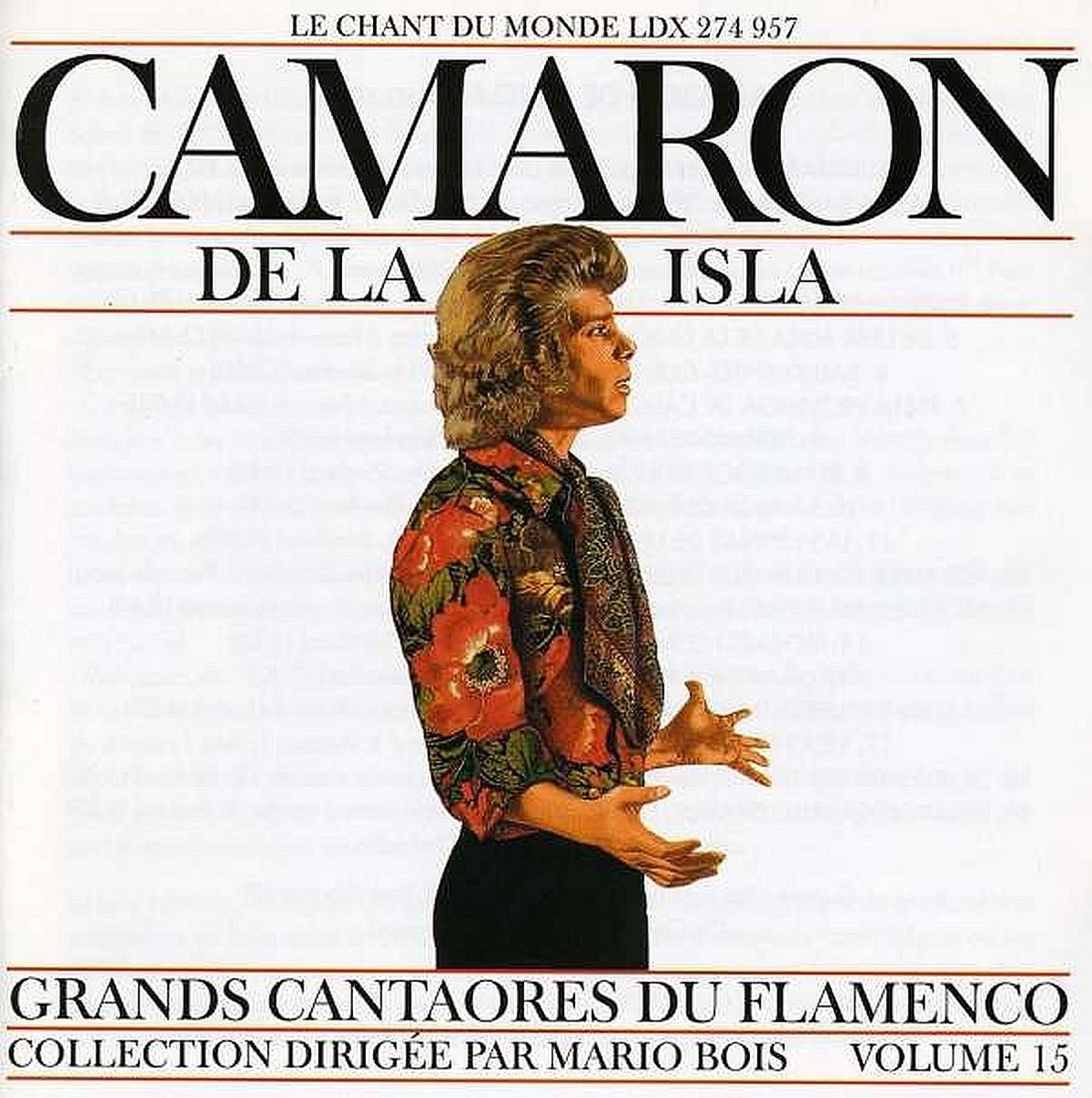 Camaron De La Isla - Flamenco Volume 15 (CD), Camaron De La Isla | CD ...