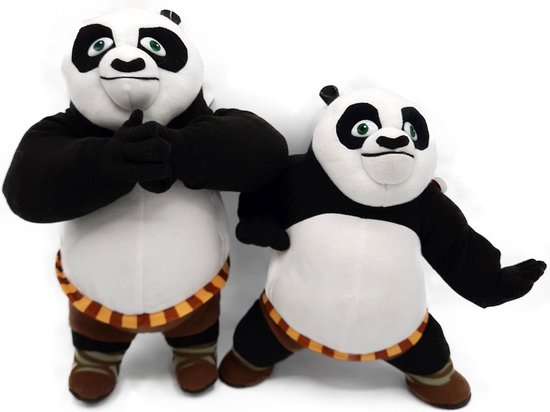 Kung Fu Panda - Knuffel Set - 2x Master Po - Knuffelbeer - Pandabeer ...