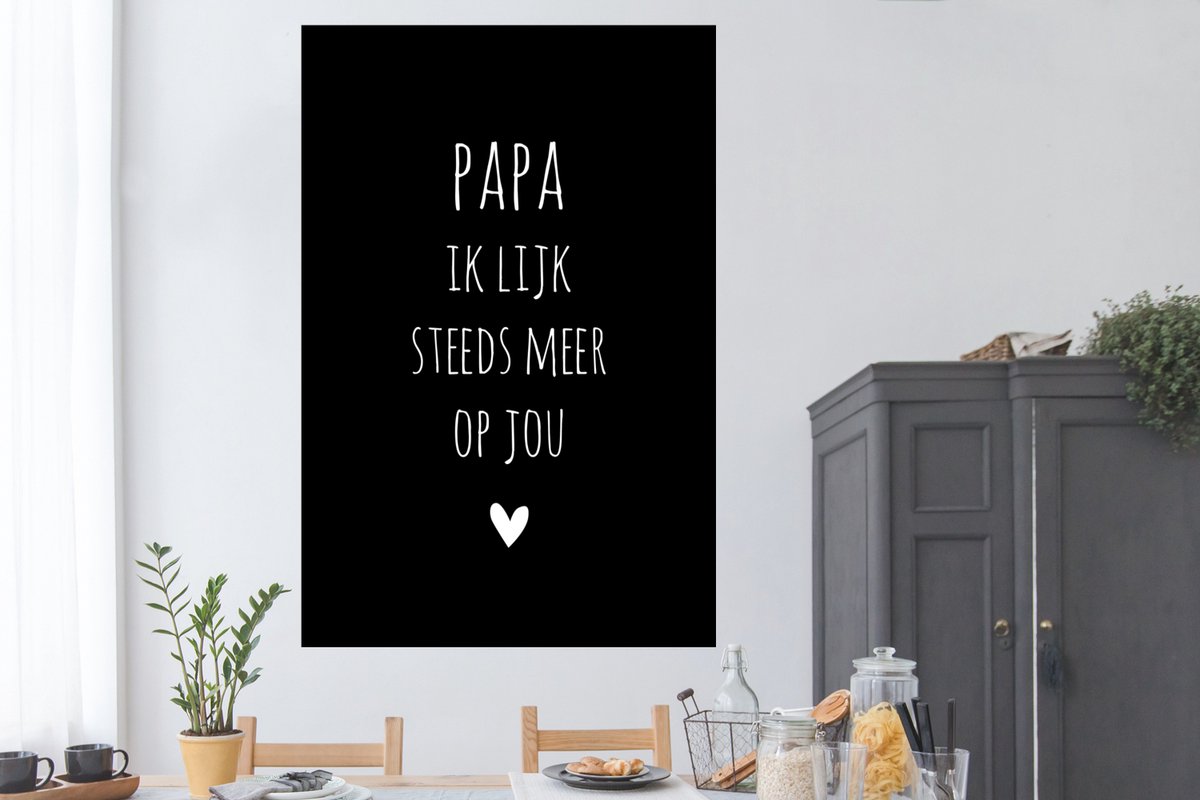 Poster Papa ik lijk steeds meer op jou - Quotes - Stef Bos - Papa ...