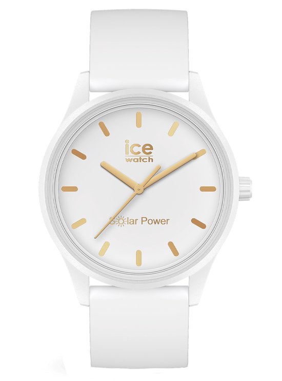 Ice Watch ICE solar power - White gold 020301 Horloge - Siliconen - Wit ...