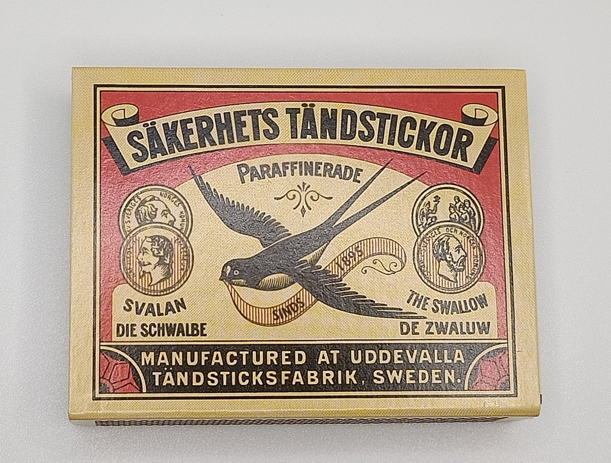 Zwaluw Lucifers - Klein - 4,8 cm - 4 Luciferdoosjes - 45 Lucifers per ...