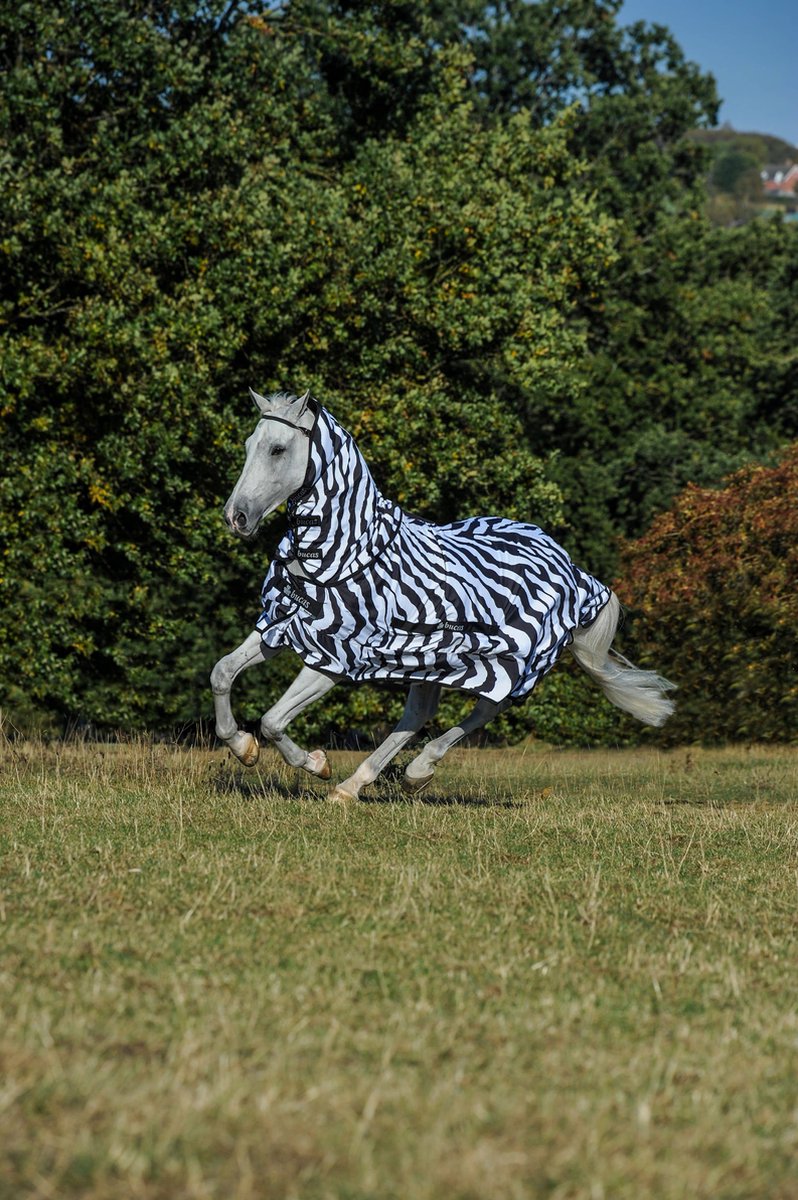Bucas Sweet-itch Zebra deken - maat 95/122 - zebra | bol.com