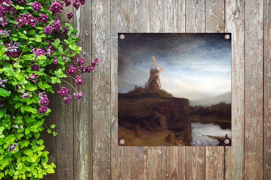 Tuindoek De molen - Rembrandt van Rijn - 100x100 cm | bol.com Tuindoek De molen - Rembrandt van Rijn - 100x100 cm | bol.com