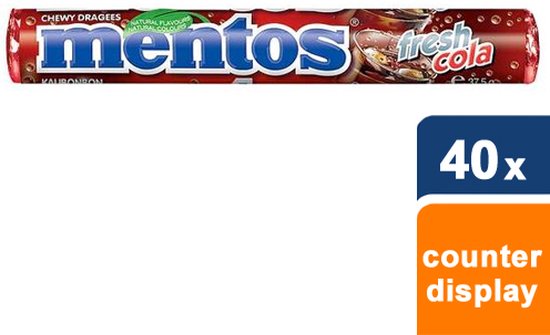 Mentos - Fresh Cola - 40 Rollen | bol