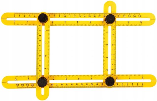 Hoekliniaal - Hoekmeter - Vierzijdig - Multifunctioneel | bol