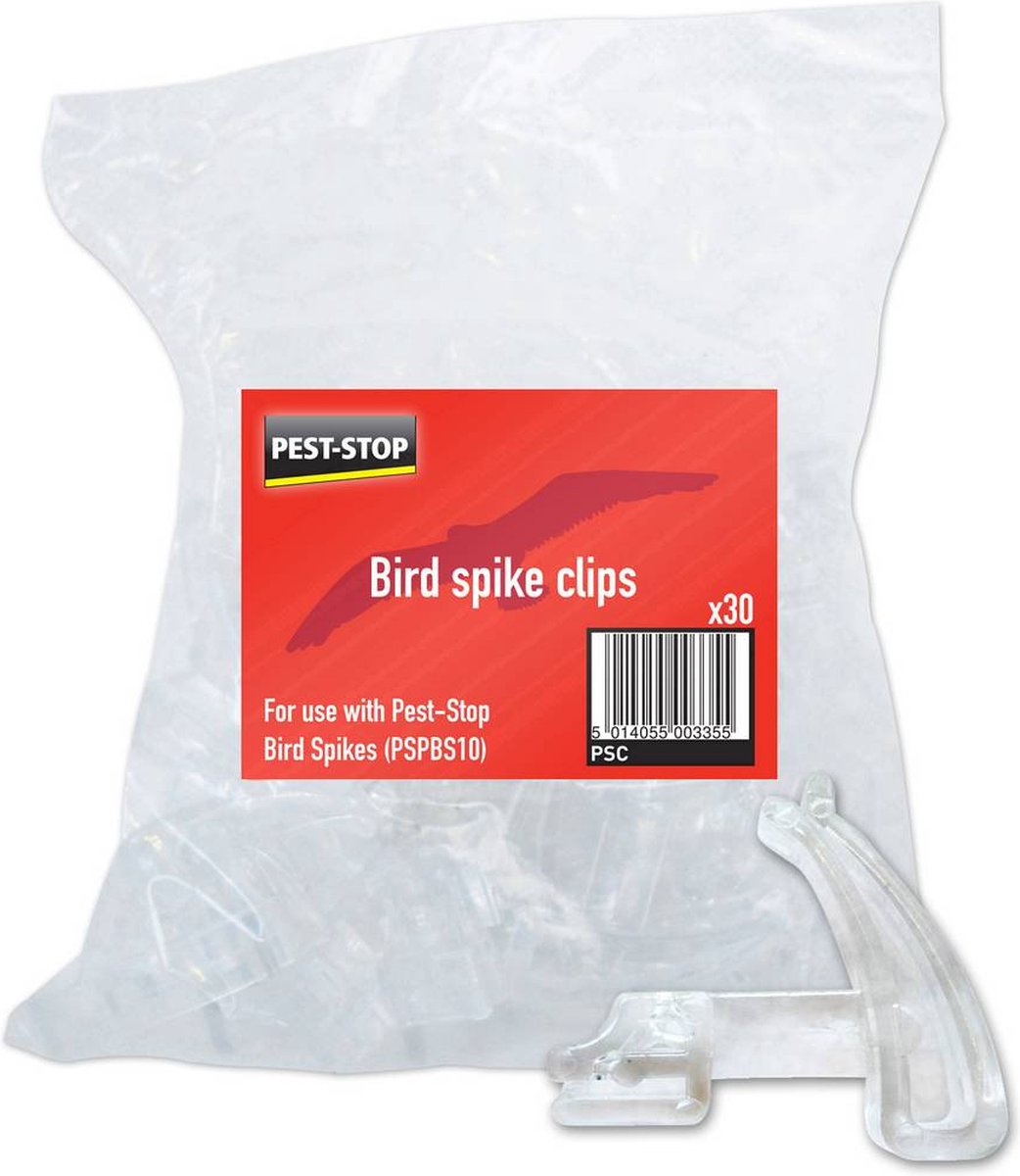 PEST STOP PSC Bird Spike Clips Bevestigingsclips 30 stuk(s) | bol