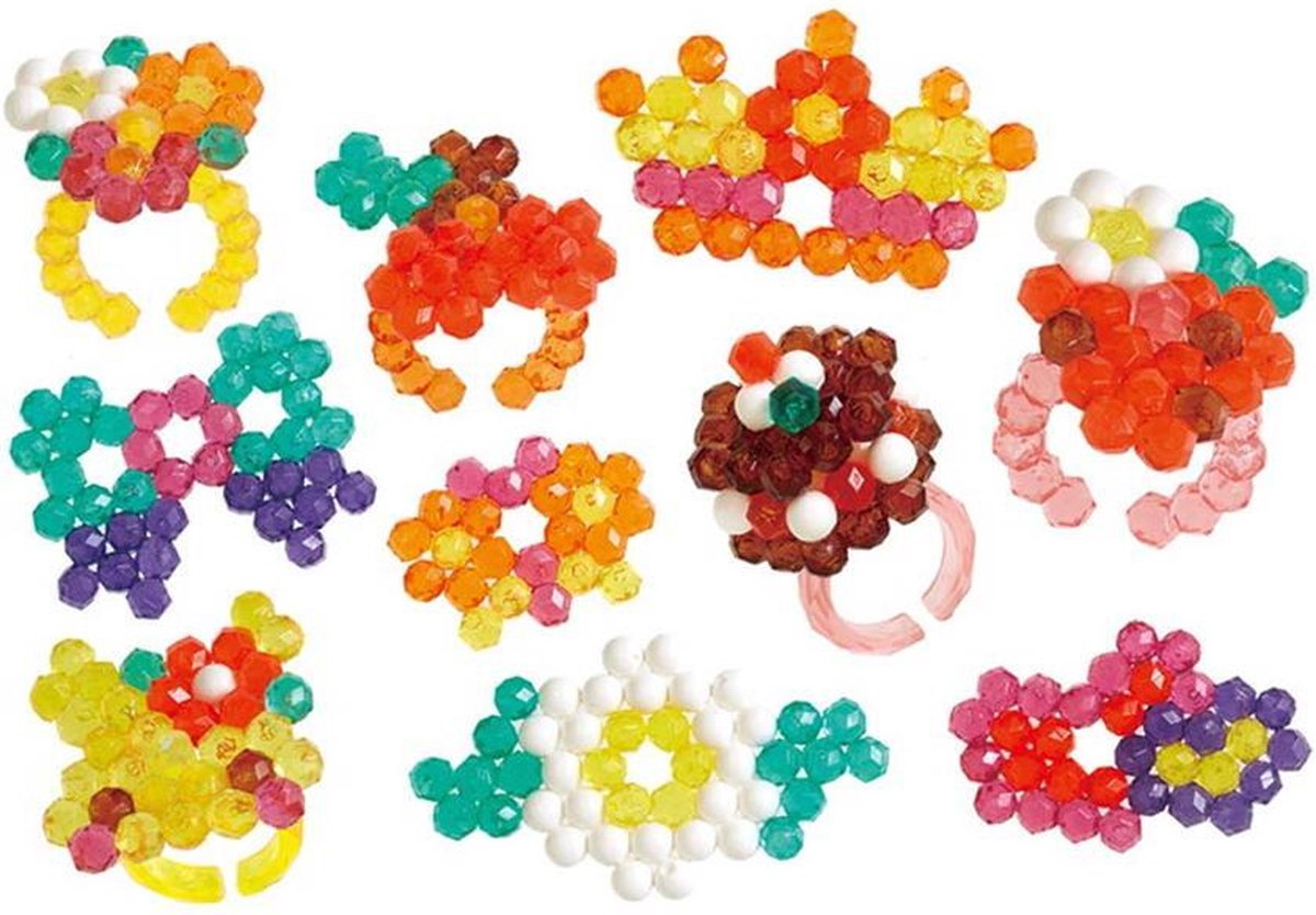 Aquabeads - Glitterring Knutsel Set - Kinderen - 400 Parels - Ringen | bol