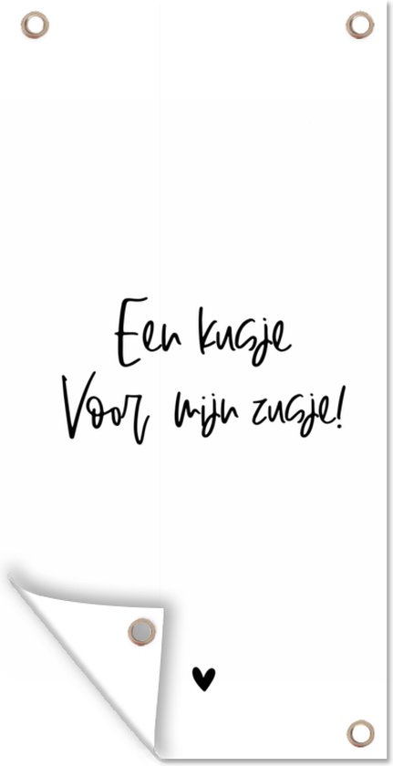 Schuttingposter Een kusje voor mijn zusje! - Quotes - Spreuken - Zusje ...