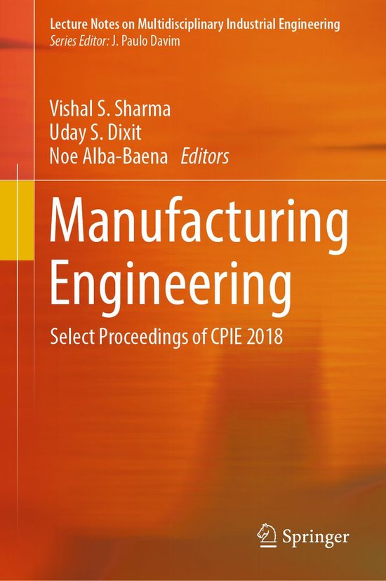 Lecture Notes On Multidisciplinary Industrial Engineering