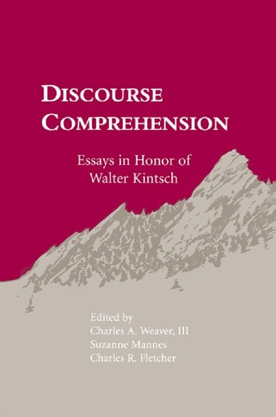 Discourse Comprehension (ebook), III Weaver, Charles A. | 9781136482748 ...
