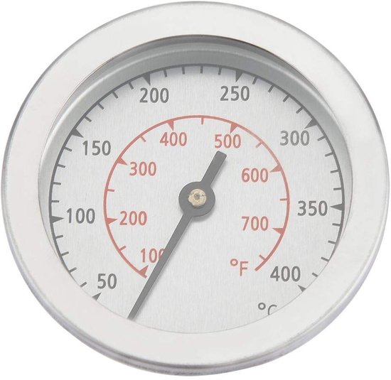 Grill Thermometer, 100~700°F Double Scale, BBQ Scale, Thermometer ...