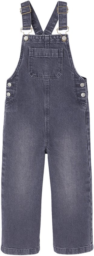 Vertbaudet Wijde salopet van jeans voor meisjes | bol