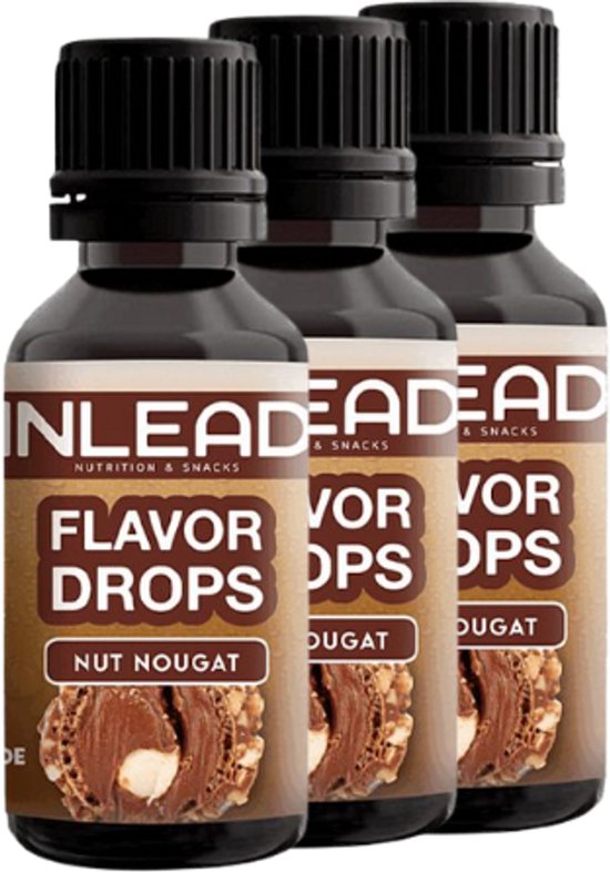 Inlead | Flavor Drops | Nut Nougat | 3 stuks | 3 x 30 ml | bol