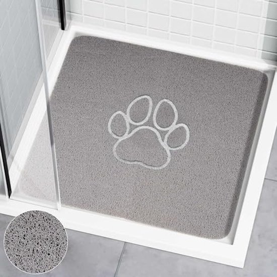 Antislip Vierkante Badmat voor Huisdieren - 53 cm - Kunststof PVC ...