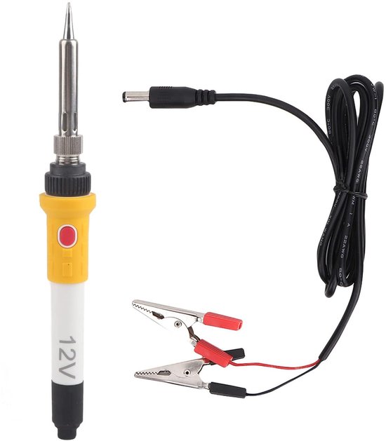 12V Soldeerbout - Draagbare 40W Soldeerbout met Krokodillenclip voor ...