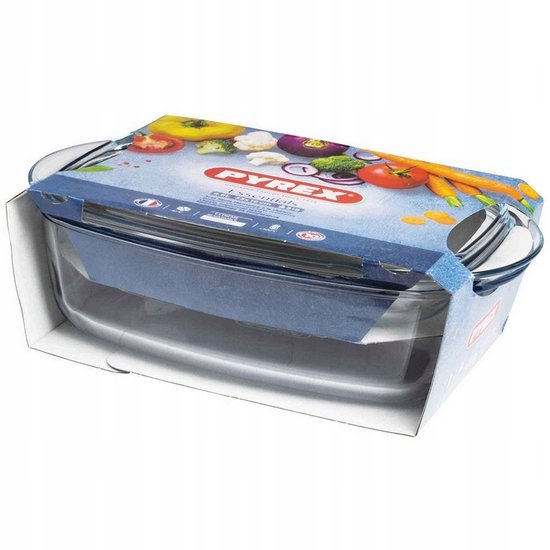 Bol Pyrex Essentials avec couvercle 4,6 L - Glas résistant à la chaleur ...