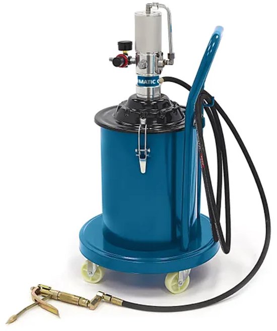 Lemato Mobiele Pneumatische Vetpomp - 20 Liter - 300-400 Bar - Op lucht ...