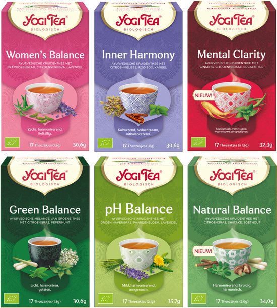 Yogi Tea Inner Balance Selection - Biologische Kruidenthee met ...
