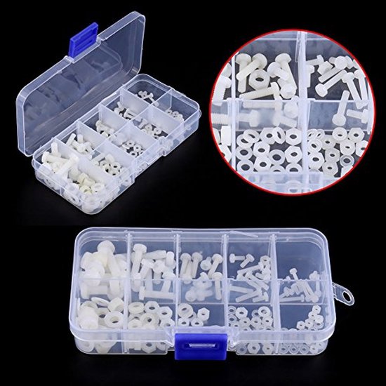 Box van 150 Stuks Assortiment Bouten Schroeven Rond Hoofd Volledig ...