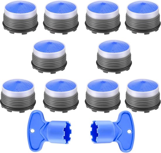 Pack of 10 Faucet Strainers - Tap Strainer 21.5 mm met 2 Mixing Nozzles ...