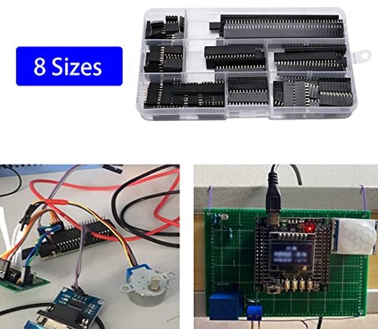 Breakaway PCB Board Pin Header Connector Strip Kit - 120 Stuks voor ...