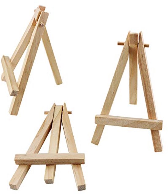 30 Stuks Mini Houten Display Ezel - Ideaal voor Fotos, Kaarten en ...