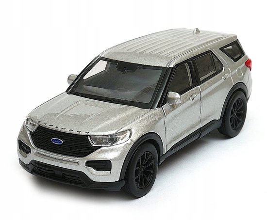 Welly Ford Explorer 1:34 Modelauto - Zilverkleurig | bol