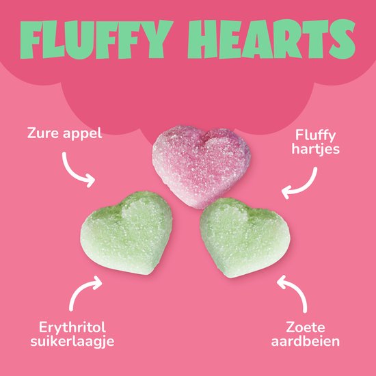 Ahead Gummies Snoep – Perzik, Cola, Aardbei en Appel, Kersensmaak ...